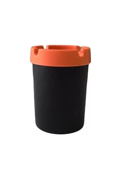 Asımoğlu Kokusuz Küllük Turuncu-Siyah 5'li