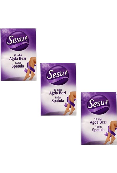 Sesu Ağda Bezi 10 Lu 3 Adet Sesu Ağda Bezi 10 Lu 3 Adet