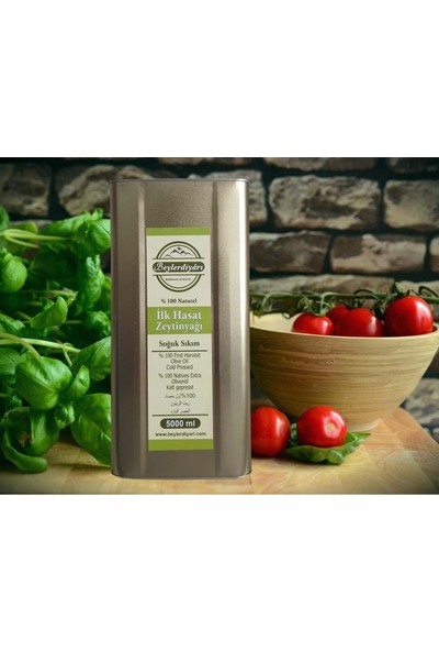 Beyler Diyarı Ilk Hasat Zeytinyağı 5000 ml