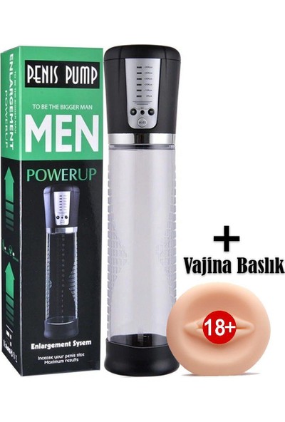 Agor Shop Cnw USB Şarjlı Otomatik Çekim Yapan Penis Pompası+Vajina Başlığı GG1-P826-1 Agor Shop Cnw USB Şarjlı Otomatik Çekim Yapan Penis Pompası+Vajina Başlığı GG1-P826-1