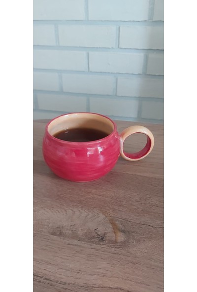 Khimaira Ceramic Kırmızı Kulplu Kupa Khimaira Ceramic Kırmızı Kulplu Kupa