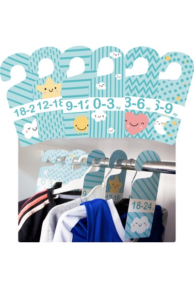 Juno Bebek Dolabı Ayracı / Dolap Içi Askılık Seti – Little Star