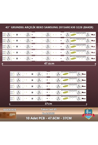Samsung Çıkma Takım Led-65 (5X233-5X234) 43 Grundıg Arçelik Beko Samsung 2015ARC430 3228 Samsung Çıkma Takım Led-65 (5X233-5X234) 43 Grundıg Arçelik Beko Samsung 2015ARC430 3228