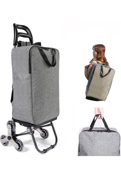 Dodo Family Katlanır/taşınır Pazar Arabası -Gri (Yurt Dışından) Dodo Family Katlanır/taşınır Pazar Arabası -Gri (Yurt Dışından)