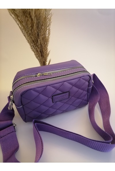 Ciciview Change Time Kapitone Iki Gözlü Çapraz Kol Çanta EN.22CM YÜKSEKLIK:12CM