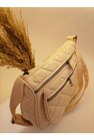 Ciciview 4 Gözlü Kapama Fermuar Çapraz Omuz Çanta EN:25CM BOY.20CM Renk:putra