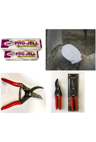 Turco T7 Makas ve 250 gr Pro-Jell Aşı Macunu Turco T7 Makas ve 250 gr Pro-Jell Aşı Macunu