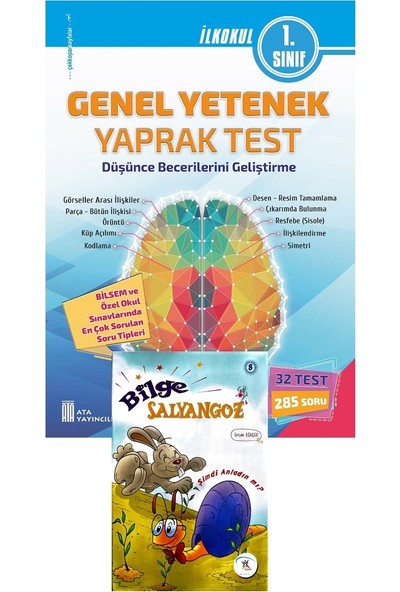 Ata Yayıncılık Ata 1. Sınıf Genel Yetenek Yaprak Test Ata Yayıncılık Ata 1. Sınıf Genel Yetenek Yaprak Test