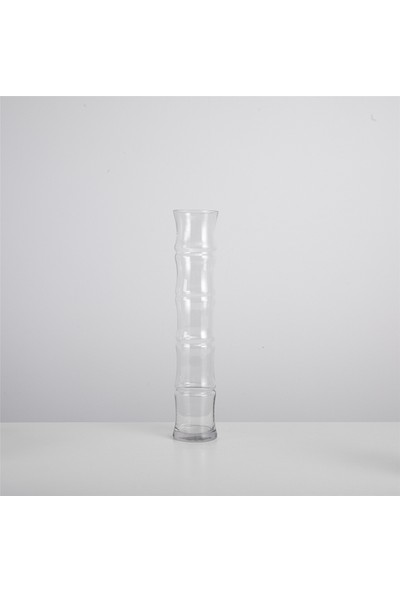 Chakra Lotus Vazo 10X50 cm Transparan