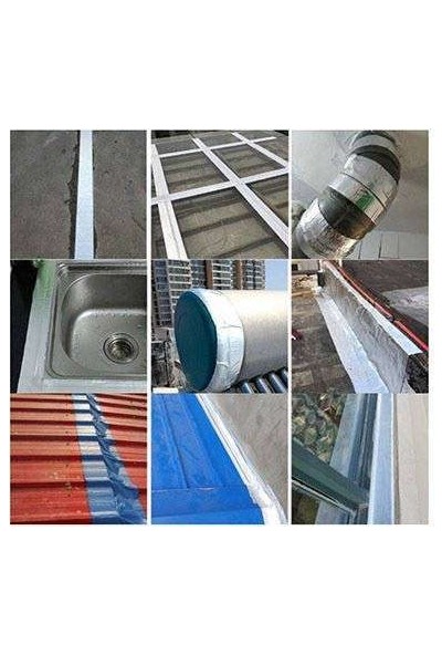 Tazador Alüminyum Izolasyon Tamir Çatlak Bandı Çamur Bant 5 cm x 5m