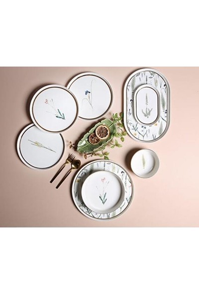 Porland Botanical Serisi 27 Parça Yemek Takımı