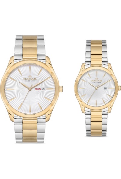 Nacar Yeni Sezon Çift Kol Saati