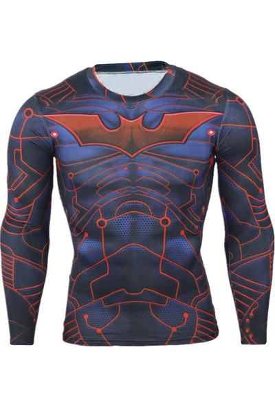 Jack Yüksek Elastik Çalışkan Ter Hızlı Elbise Erkek Spor Spor Uzun Kollu Tişört Batman Kırmızısı Xxxxl (Yurt Dışından) Jack Yüksek Elastik Çalışkan Ter Hızlı Elbise Erkek Spor Spor Uzun Kollu Tişört Batman Kırmızısı Xxxxl (Yurt Dışından)