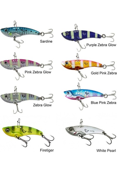 Savage Gear 3D Vıb Blade 5,5 cm 14,5gr Suni Yem Pınk Glow Zebra Savage Gear 3D Vıb Blade 5,5 cm 14,5gr Suni Yem Pınk Glow Zebra