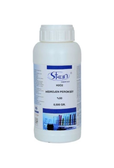 Stein H2O2 Saf Hidrojen Peroksit (%50) 0,500 Gr. Stein H2O2 Saf Hidrojen Peroksit (%50) 0,500 Gr.