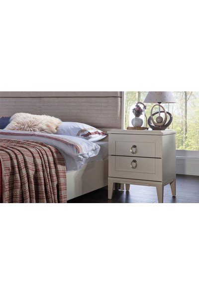 Bellona Vilza Komodin Beyaz