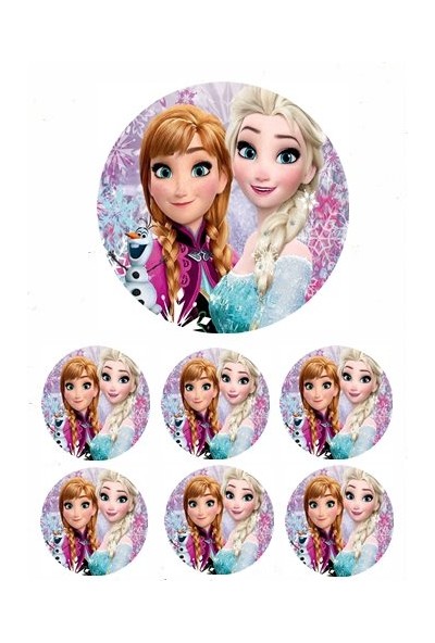Pasta9 Yenilebilir Pasta Resmi Pirinç Kağıdından Elsa Anna Olaf 6-8-10 Kişilik Pastaya Uygun 16 cm Pasta9 Yenilebilir Pasta Resmi Pirinç Kağıdından Elsa Anna Olaf 6-8-10 Kişilik Pastaya Uygun 16 cm