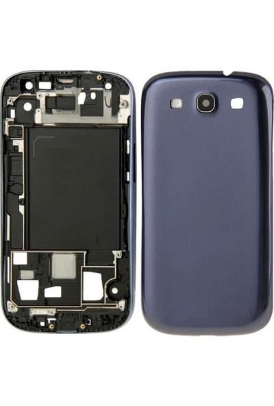 Nokta Teknik Samsung Galaxy S3 I9300 Kasa Kapak Batarya Pil Kapağı Full Kasa - Siyah