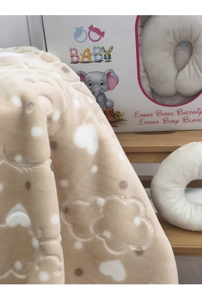 Dinarsu Baby Embos Yastıklı Bebek Battaniyesi Dinarsu Baby Embos Yastıklı Bebek Battaniyesi
