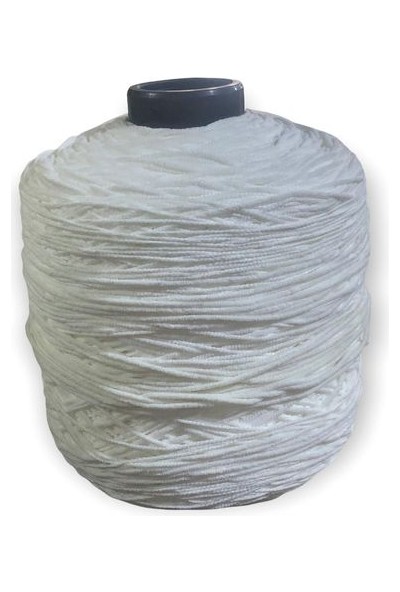 Hasyılmaz Elastan Maske Lastiği Beyaz 3mm 9kg