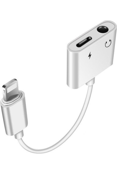 Qiqoox 2in1 Lightning Şarj+AUX Kulaklık Dönüştürücü Apple iPhone 7 8 x Pro Max 11 12 13 Ses ve Şarj Kablosu Qiqoox 2in1 Lightning Şarj+AUX Kulaklık Dönüştürücü Apple iPhone 7 8 x Pro Max 11 12 13 Ses ve Şarj Kablosu