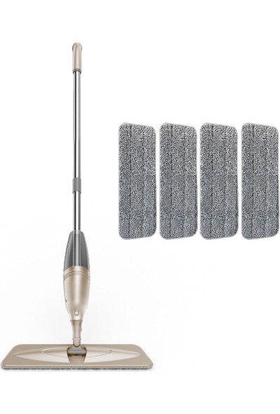 Pony Sprey Mop + Mikrofiber Bez 4'lü