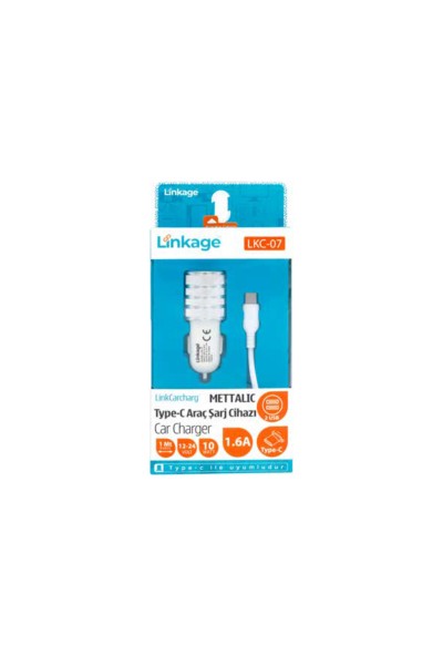 Linkage Metal Type-C 1.6/12-24V/10W 2xusb 1mt Şarj Kablosu Lkc... Linkage Metal Type-C 1.6/12-24V/10W 2xusb 1mt Şarj Kablosu Lkc...