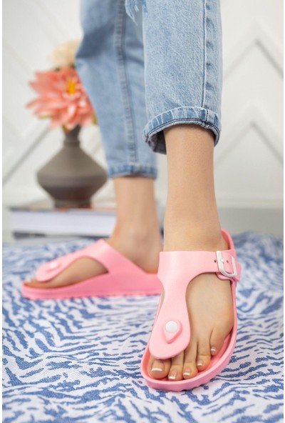 Muggo Pisa Kadın Günlük Parmak Arası Terlik