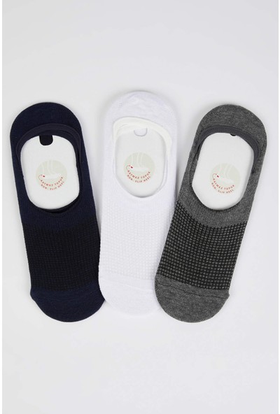 Erkek Desenli 3lü Babet ÇORABI W7903AZNS