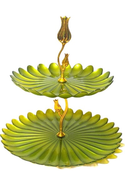 Modernica Lüks Cam Çerezlik, Kurabiyelik, Sunumluk