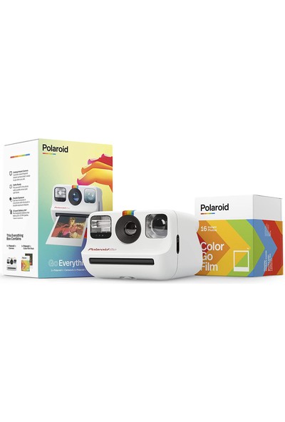 Polaroid Go Beyaz Instant Fotoğraf Makinesi ve Hediye Seti Polaroid Go Beyaz Instant Fotoğraf Makinesi ve Hediye Seti