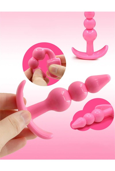 Joytoy Silikon Anal Tıpa Vajinal Dildo Plug Pembe M Size Joytoy Silikon Anal Tıpa Vajinal Dildo Plug Pembe M Size