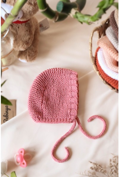 Bebinya Organik Bebek Çocuk Örgü Bere Bone Bebinya Organik Bebek Çocuk Örgü Bere Bone