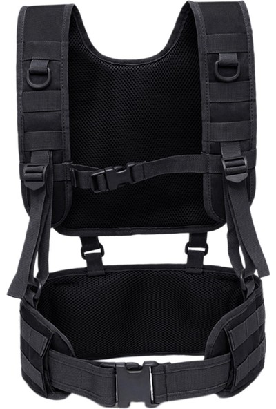 Homyl Nefes Taktik Yelek Açık Modüler Airsoft Oyunu Koruyucu Göğüs Teçhizatı Siyah (Yurt Dışından) Homyl Nefes Taktik Yelek Açık Modüler Airsoft Oyunu Koruyucu Göğüs Teçhizatı Siyah (Yurt Dışından)