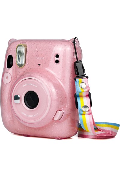 Zshskj Glitter Güç Kristal Kılıf Fujifilm Instax Mini 11 Için Kayışlı (Yurt Dışından) Zshskj Glitter Güç Kristal Kılıf Fujifilm Instax Mini 11 Için Kayışlı (Yurt Dışından)
