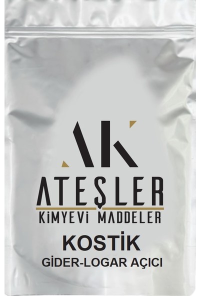 Ateşler Kimyevi Kostik Gider Logar Açıcı Ateşler Kimyevi Kostik Gider Logar Açıcı