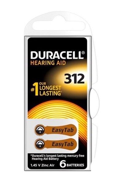 Duracell No 312 Kulaklık Pili 6'lı Paket