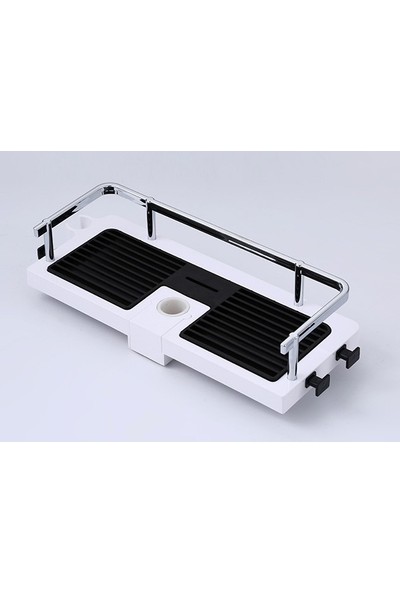 Beren Boutiqat Banyo Duş Organizer Sabunluk Metalik Korumalı