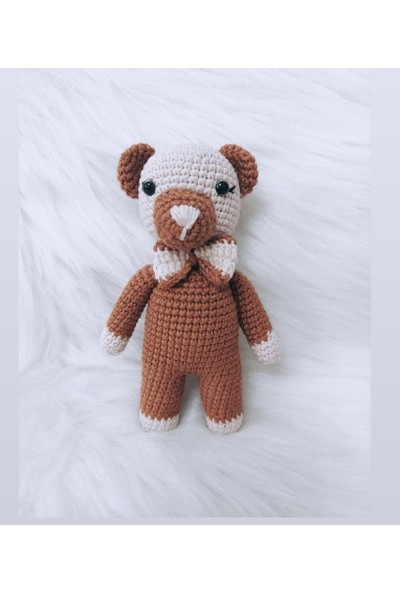 Oyuncak Park Kahve Miniş Ayıcık Uyku Arkadaşı Amigurumi Oyuncak Oyuncak Park Kahve Miniş Ayıcık Uyku Arkadaşı Amigurumi Oyuncak