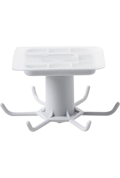 Strade Store 6 Kanca Dönen Kanca Spatula Bıçak Depolama Aracı Mutfak Gri Için Asılı Raf (Yurt Dışından) Strade Store 6 Kanca Dönen Kanca Spatula Bıçak Depolama Aracı Mutfak Gri Için Asılı Raf (Yurt Dışından)