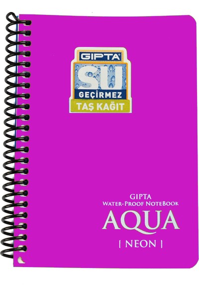 Gıpta Taş Kağıt Defter (Su Geçirmeyen Defter)