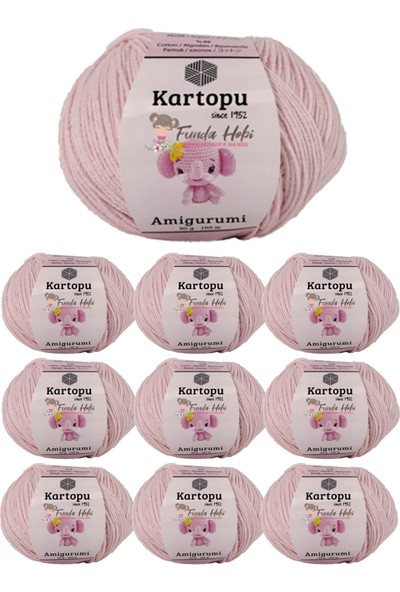 Kartopu 10 Adet Amigurumi El Örgü Ipi 50GR 699