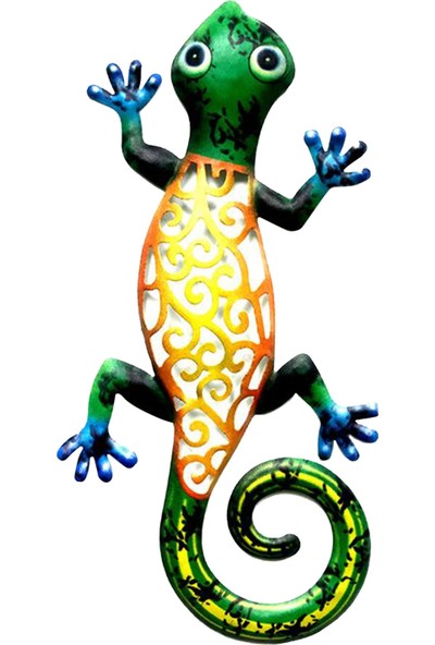 Dolity Duvar Asılı Gecko Yapıt Dekoratif Kertenkele Açık Bahçe Dekor 30X15 cm Sarı Dolity Duvar Asılı Gecko Yapıt Dekoratif Kertenkele Açık Bahçe Dekor 30X15 cm Sarı