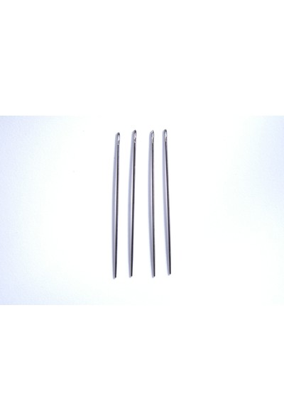 Eskişehir Hobi Sanat Küt Başlı Elde Mumlu Ip Dikiş Iğnesi, Saraç El Iğnesi, Deri Dikiş Iğnesi 6 Numara 4 Adet 1.2mm x 7cm Eskişehir Hobi Sanat Küt Başlı Elde Mumlu Ip Dikiş Iğnesi, Saraç El Iğnesi, Deri Dikiş Iğnesi 6 Numara 4 Adet 1.2mm x 7cm