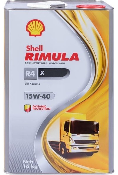 Shell Rımula R4 x 15W-40 16 kg Shell Rımula R4 x 15W-40 16 kg