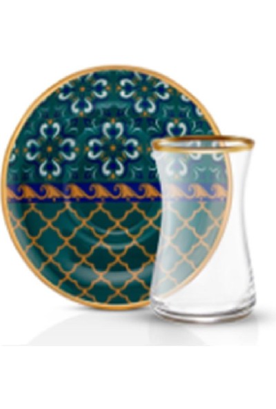 Bernardo Vintage 6 Kişilik 12 Parça Çay Takımı - BSG10