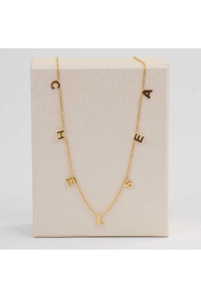 Nusret Takı 925 Ayar Gümüş 7 Harf Kolye Nusret Takı 925 Ayar Gümüş 7 Harf Kolye