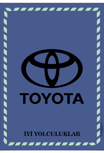 Polysoft Kağıt Toyota Baskılı Kraft 35 x 50 cm 135 gr