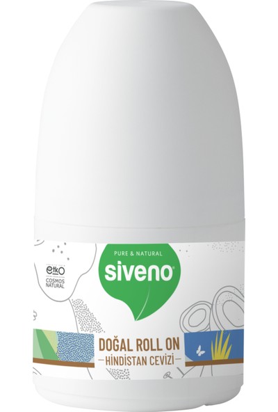 Siveno Doğal Roll On – Besleyici Hindistan Cevizi 50ml Siveno Doğal Roll On – Besleyici Hindistan Cevizi 50ml
