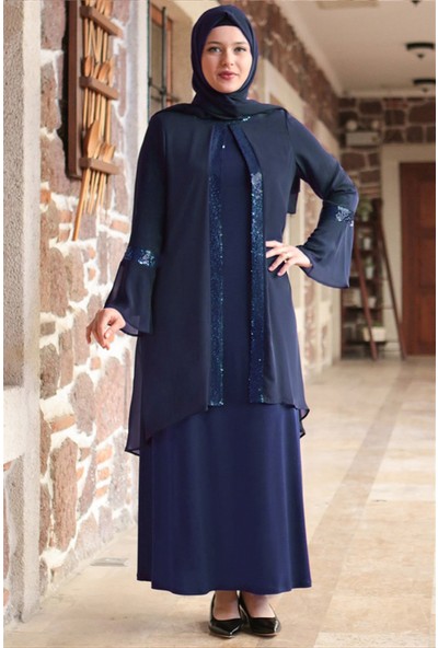 Fahima Esila Abiye Lacivert FHM638 Fahima Esila Abiye Lacivert FHM638